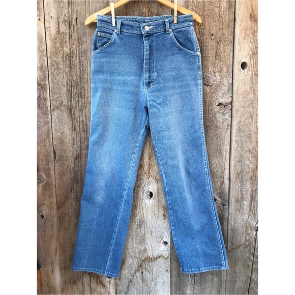 Lee | Jeans | Vtg 7s80s Lee Riders High Rise Denim Jeans 27 Waist ...